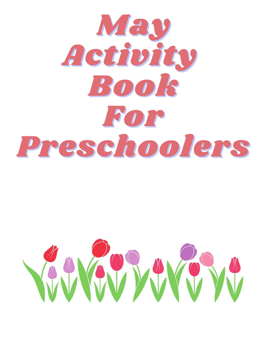 May Activity Book for Preschoolers - Etsy