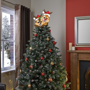 Chip and Dale Tree Topper - Etsy