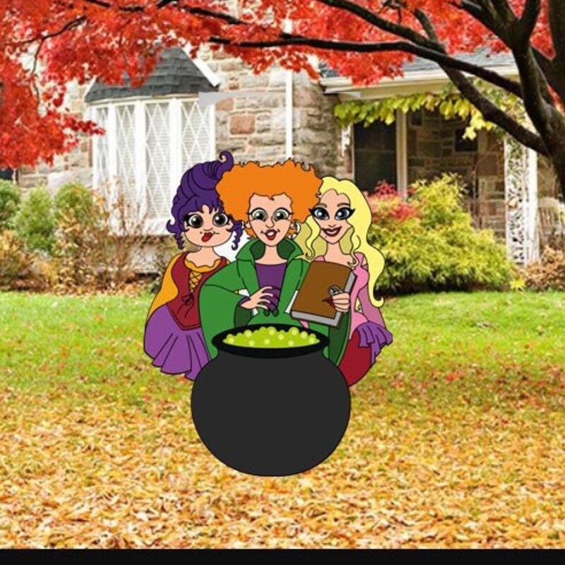 Hocus Pocu Yard Art - Etsy