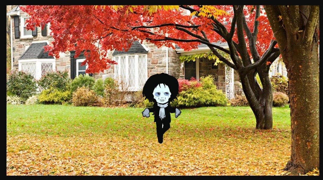 Hand Painted Hocus Pocus Billy Butcherson/hocus Pocus Halloween Yard ...