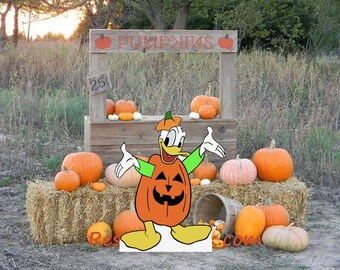 Donald Duck Pumpkin | Etsy