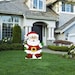 Hand Painted Santa Yard Art/christmas Yard Art/ Santa Yard Decor ...