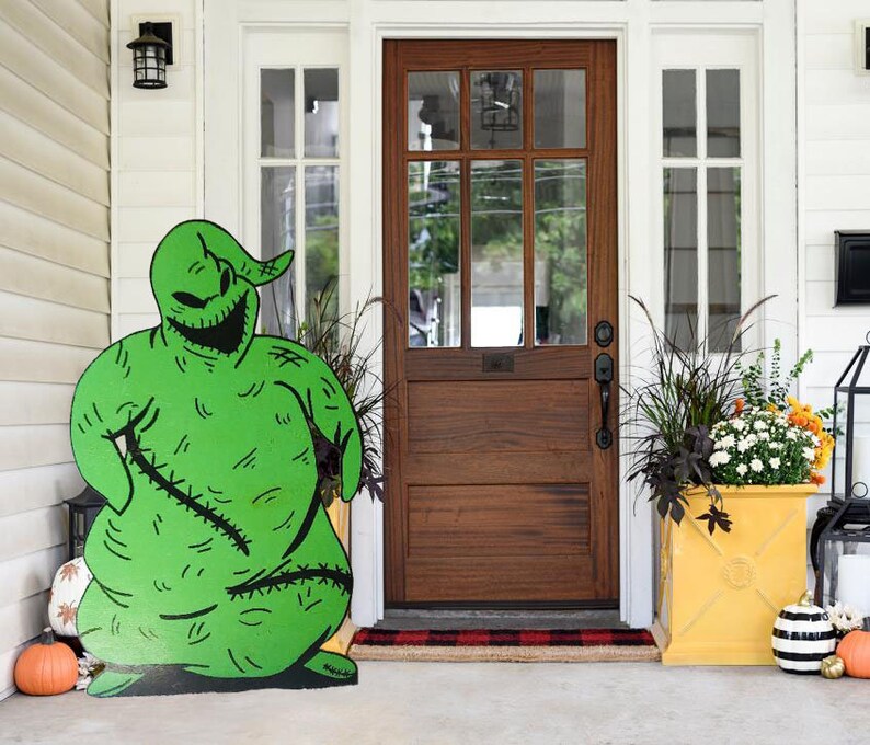 Hand Painted 46" Tall Oogie Boogie Nightmare Before Christmas Yard Art ...