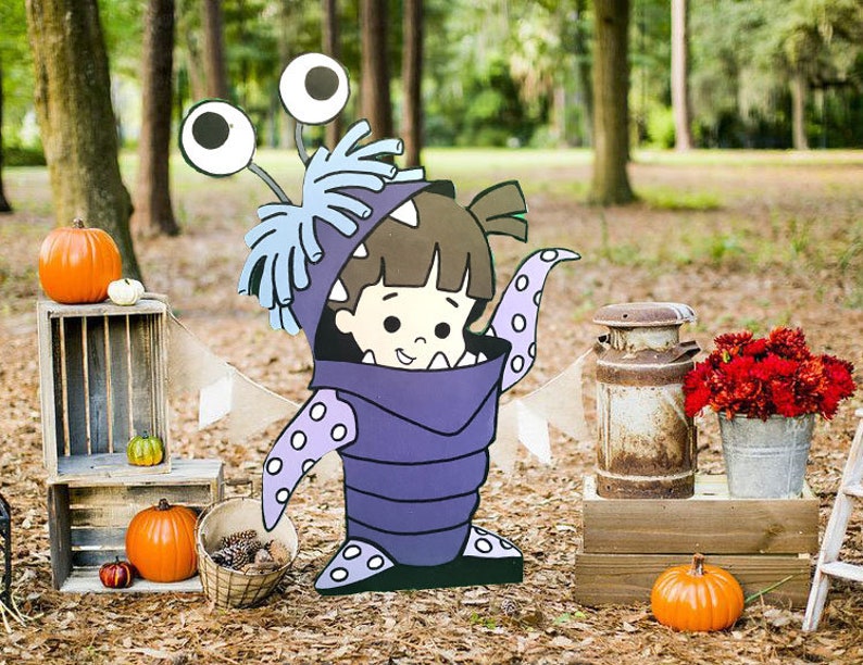 Hand Painted Monster's Inc. Disney Yard Art/ Disney Yard - Etsy