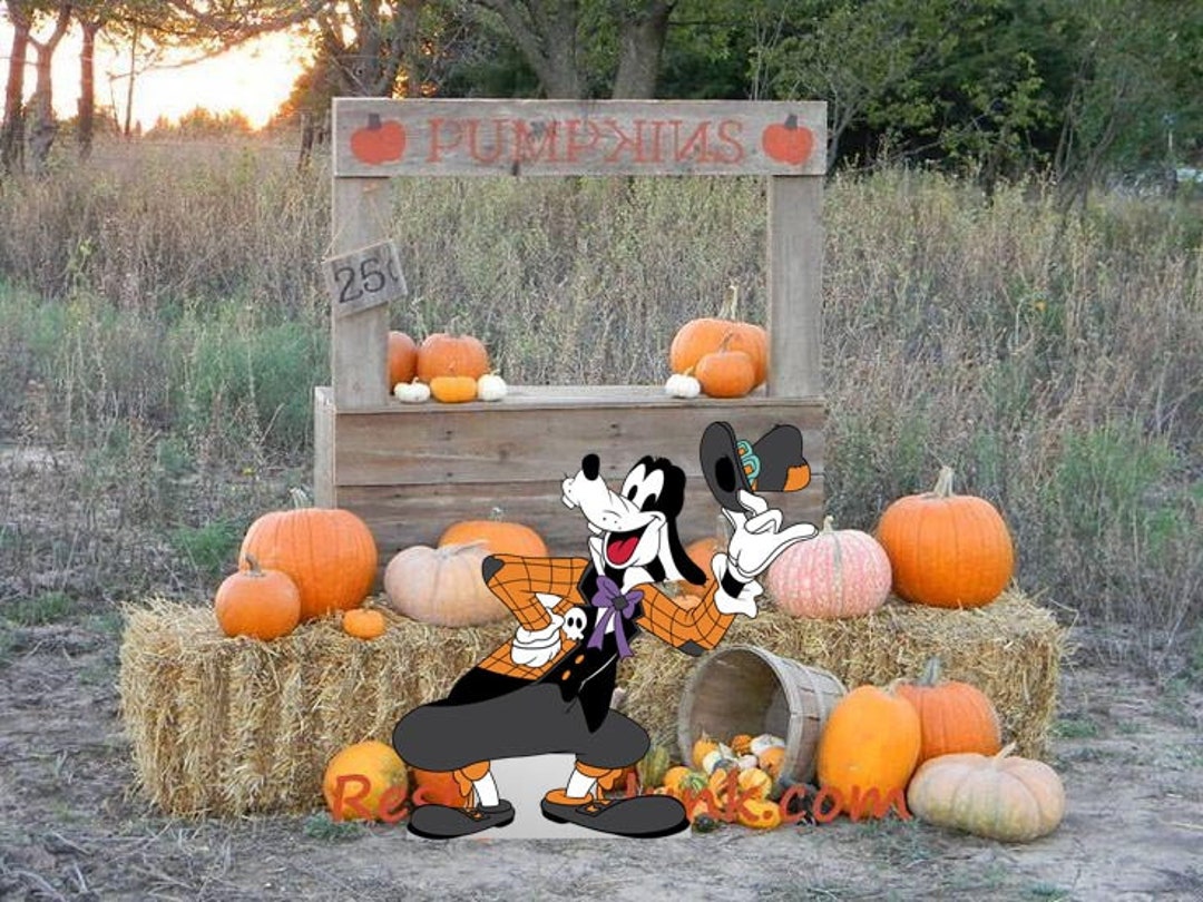 Hand Painted Disney Goofy Masquerade Yard Art/ Disney Yard Art/ Goofy ...