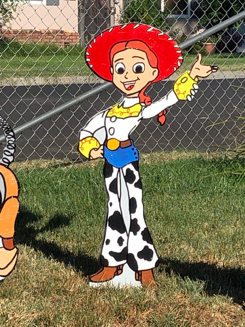 Hand Painted 10 Piece Toy Story Yard Art Set - Etsy