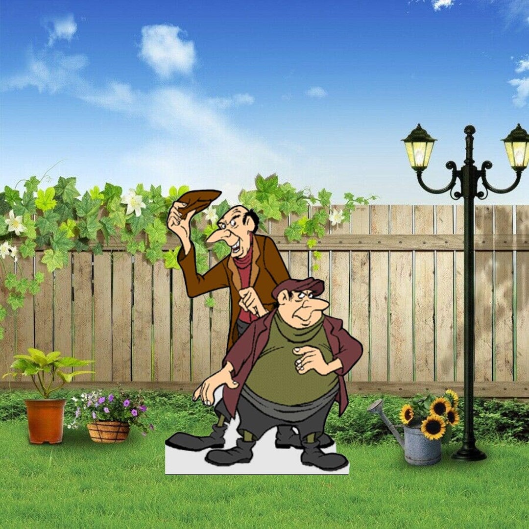 Hand Painted Disney 101 Dalmatians Jasper and Horace Yard Art/ Disney ...