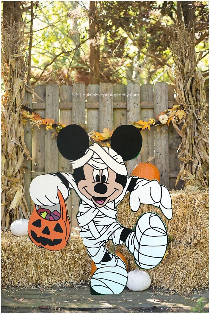 Hand Painted Disney Mickey Mouse Mummy Halloween Yard Art - Etsy
