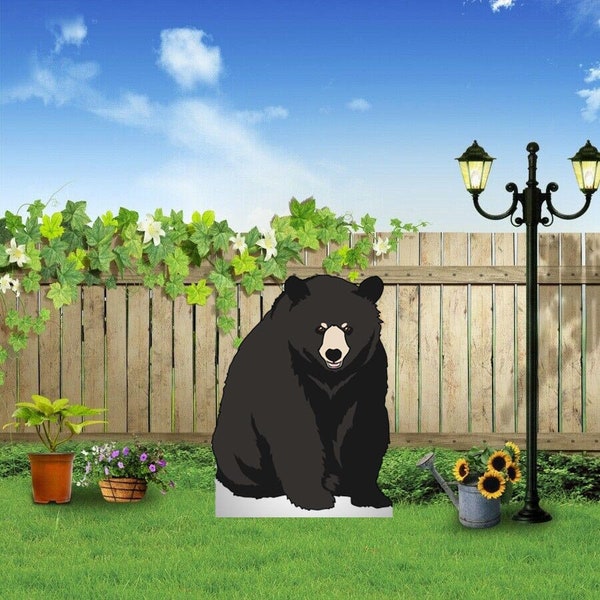 Black Bear Yard Art - Etsy