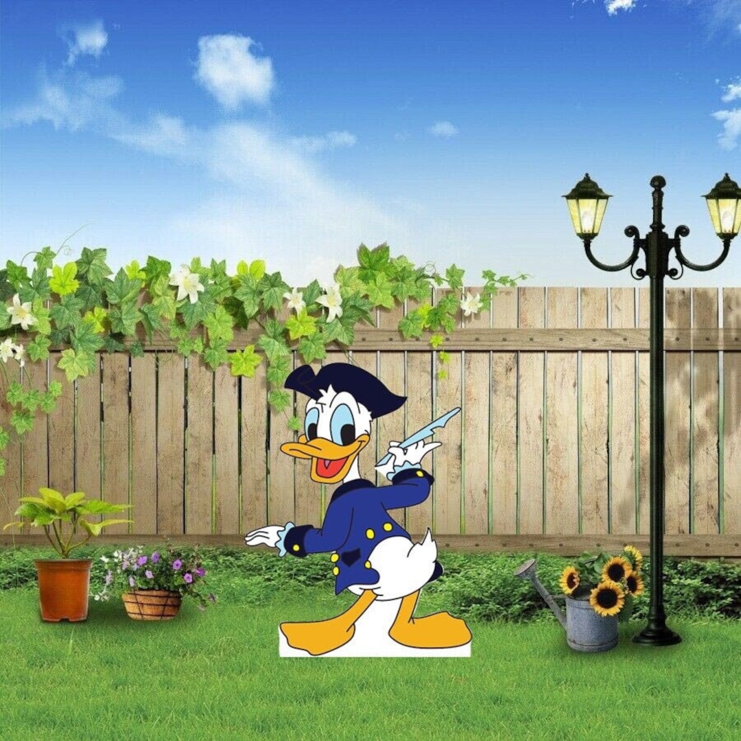 Disney Donald Duck 4th of July Yard Art/disney Yard Art/ - Etsy Canada