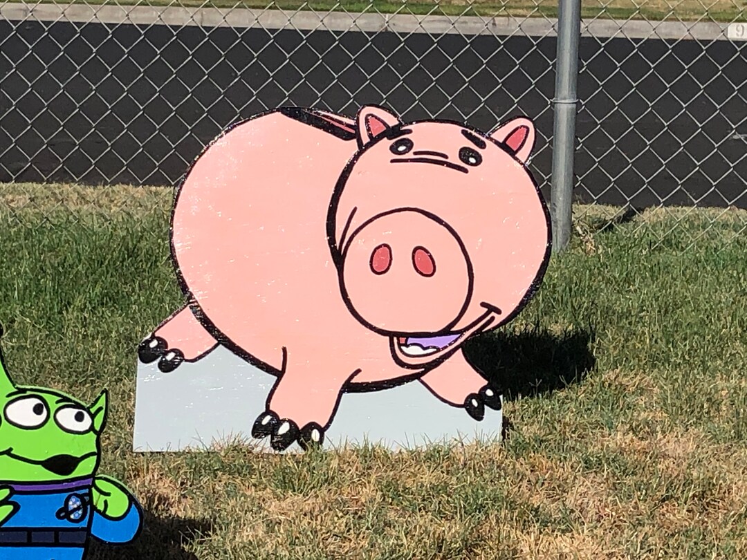 Hand Painted Toy Story Ham Yard Art - Etsy