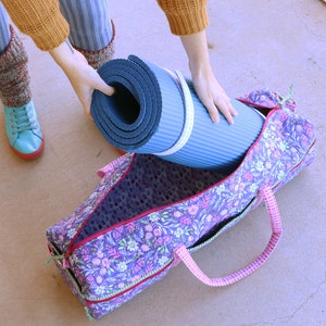 By Annie Pattern-yoga Bag and Accessories-yoga Tote Sewing Pattern ...