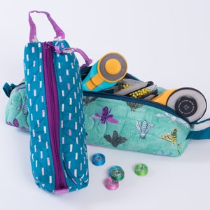 By Annie Pattern-quick Zip Cases- Small Large Zippered Pouch Sewing ...