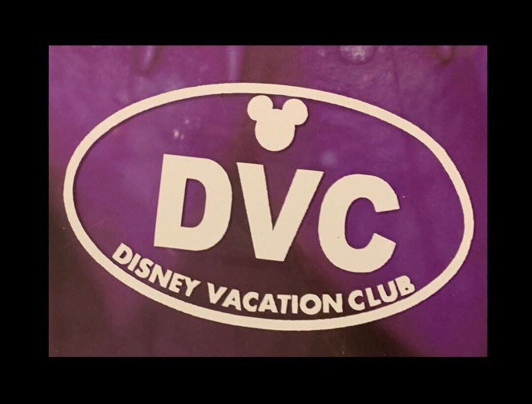 Disney Vacation Club Member Sticker -- Vinyl Car Window Sticker-dvc ...