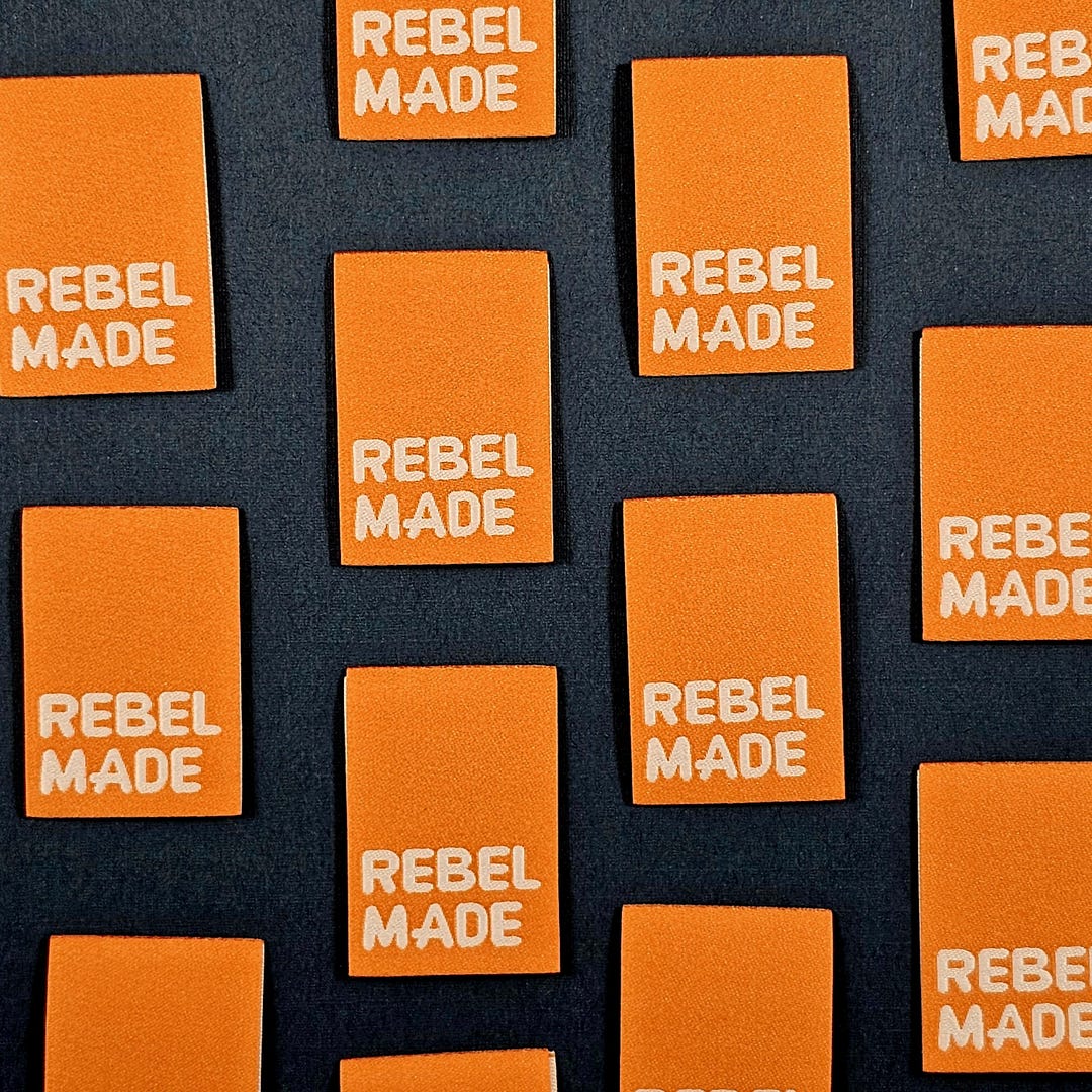 Rebel Made Fabric Label | Star Wars Inspired | Woven Label | Nerdy ...
