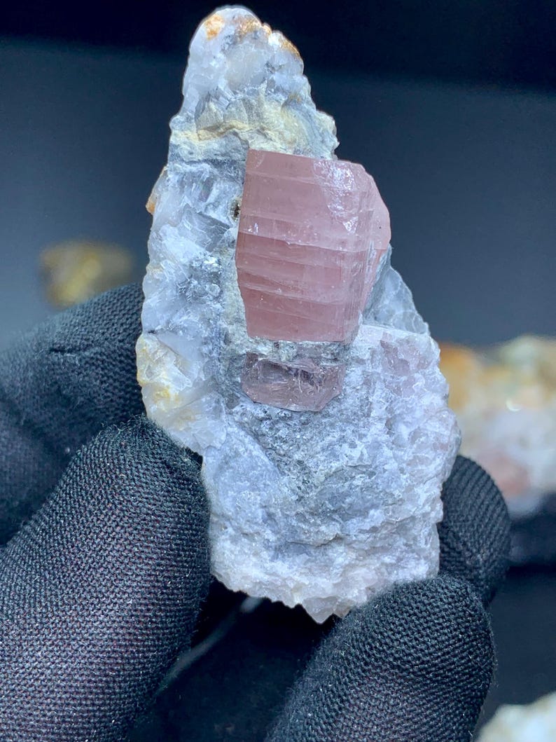 Pink Topaz Crystals on Matrix 13 Best Specimens Lot, Imperial Topaz ...