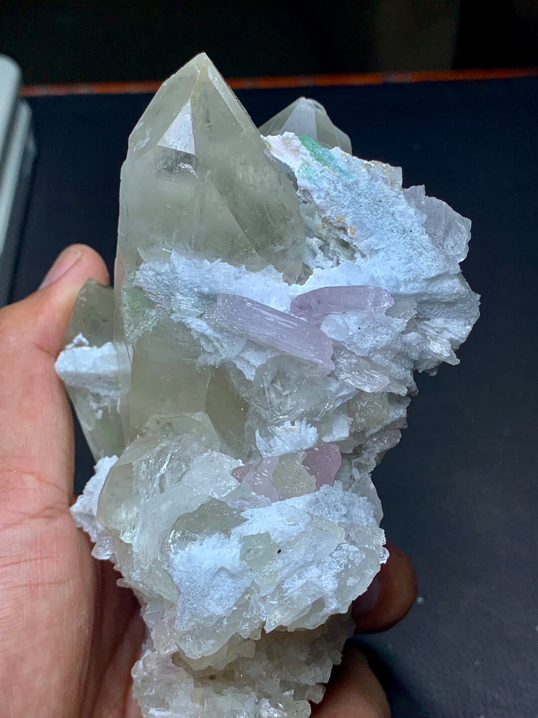 Pink Morganite Crystal Combine Purple Kunzite Quality Specimen,kunzite ...