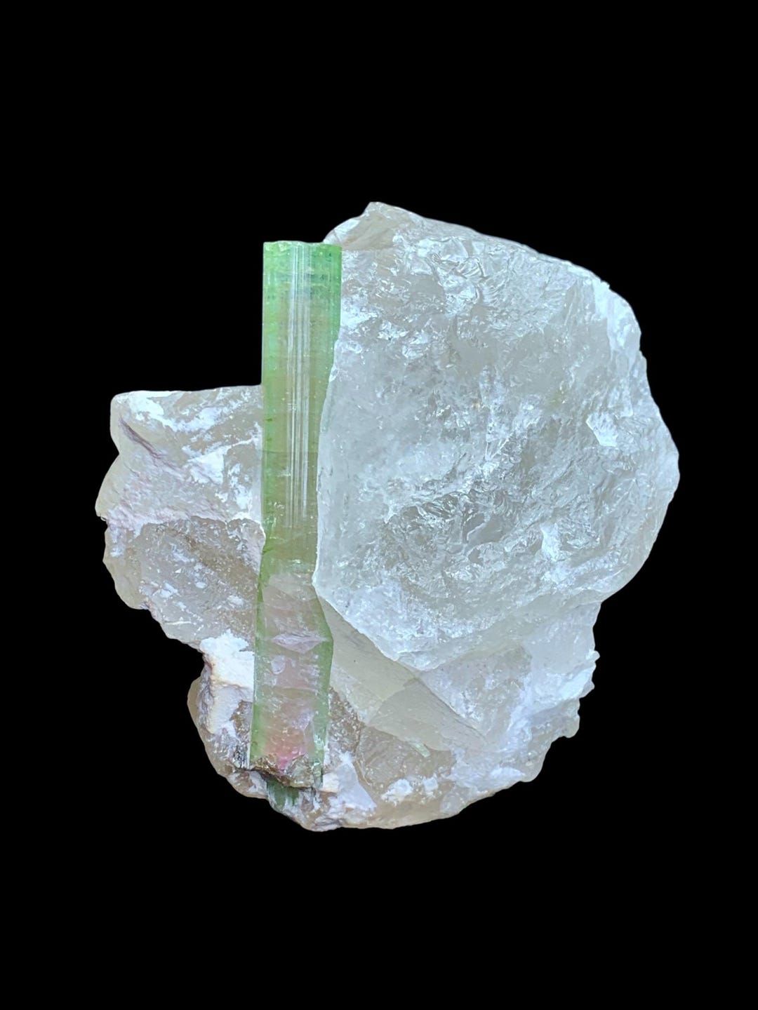 Watermelon Tourmaline Combine Quartz Specimen, Tourmaline Combine ...