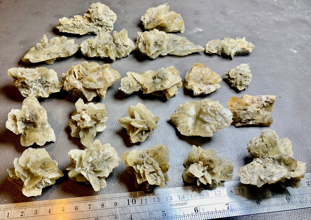 Dragon Calcite Clusters/yellow Calcite Clusters Specimen Lot/calcite ...