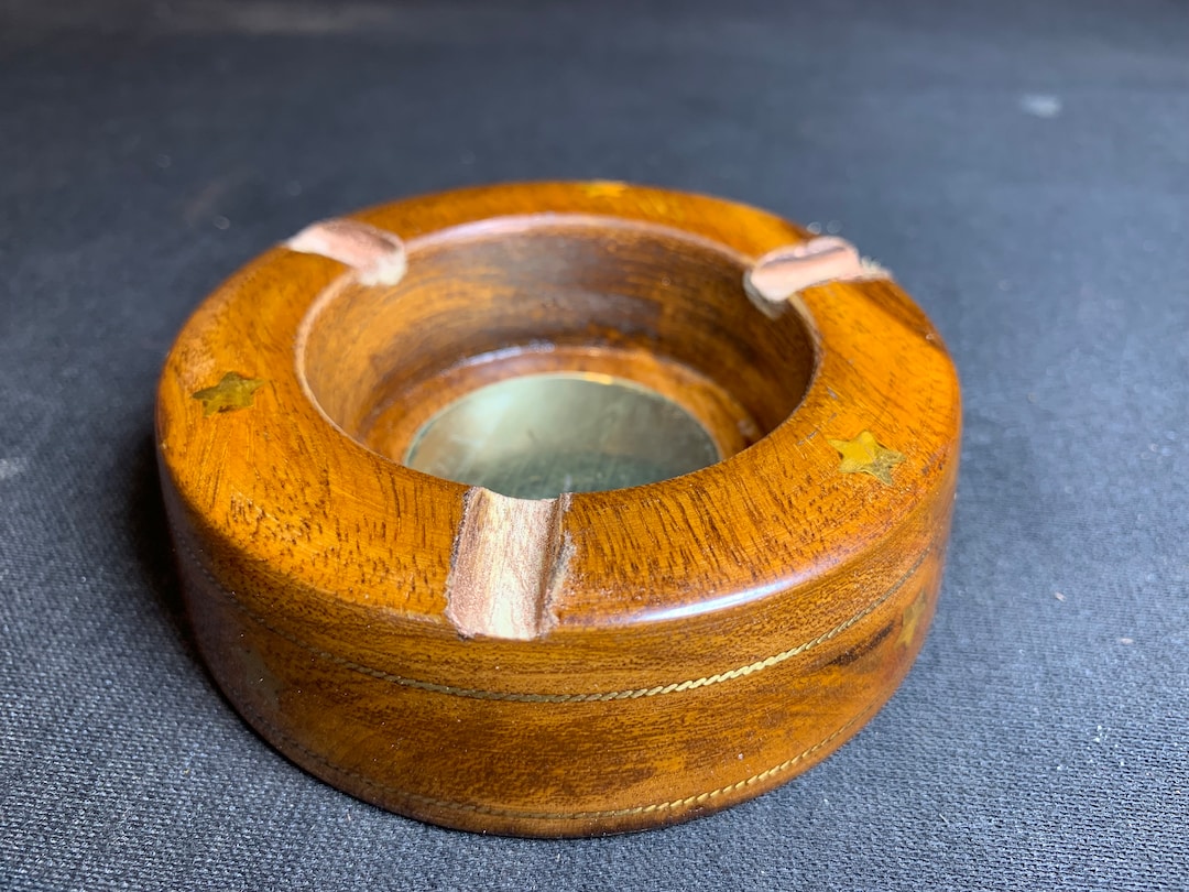 Vintage Wooden Ashtray Wooden Ashtray Ashtray Smoking - Etsy