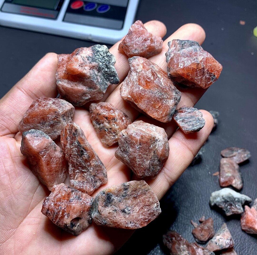 Rare Minerals Orange Triplite Rough/orange Triplite/rare Triplite ...