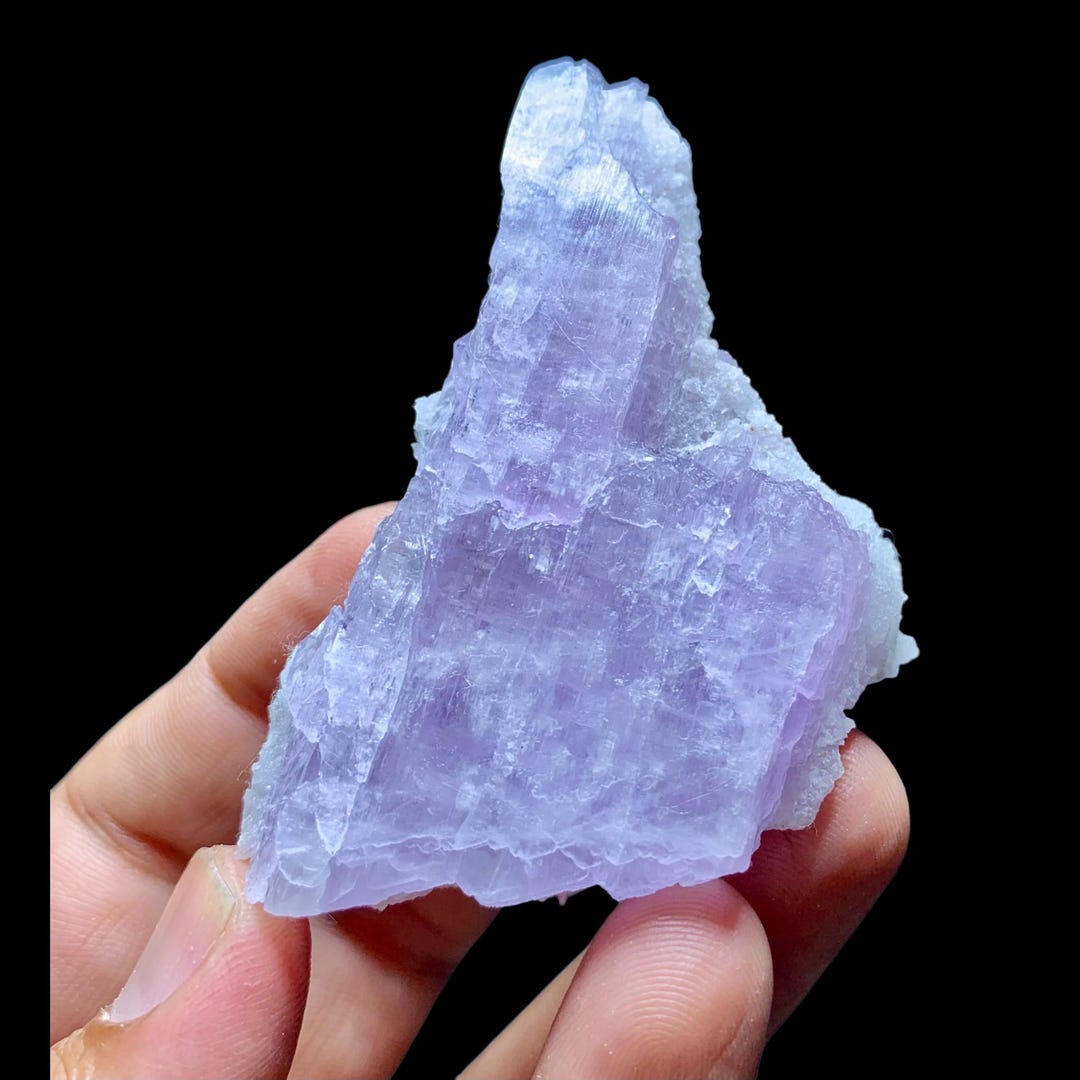 Pink Kunzite Etched Termination Crystals Combine Quartz on Albite ...