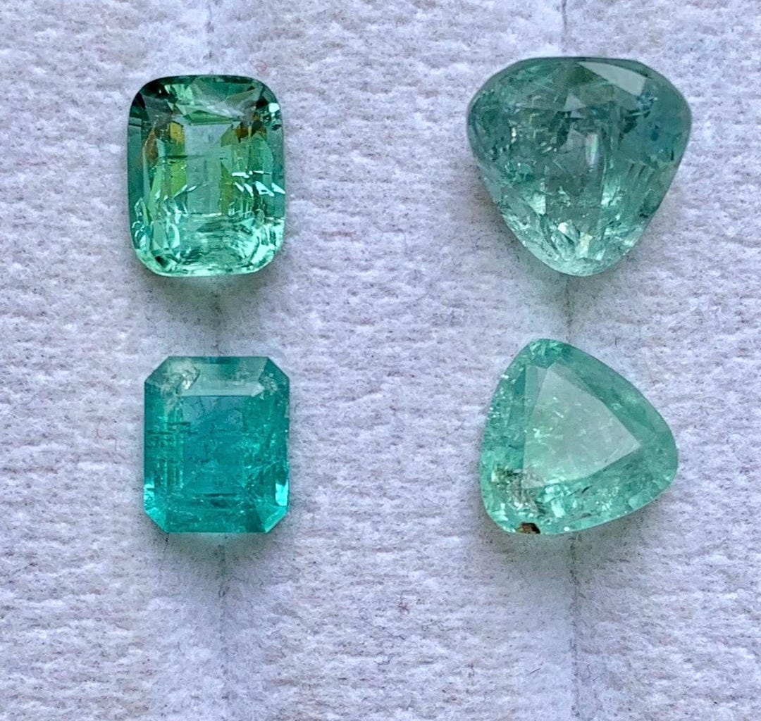 Paraiba Color Tourmaline Natural Colour Gemstones 10 Carats for Rings ...