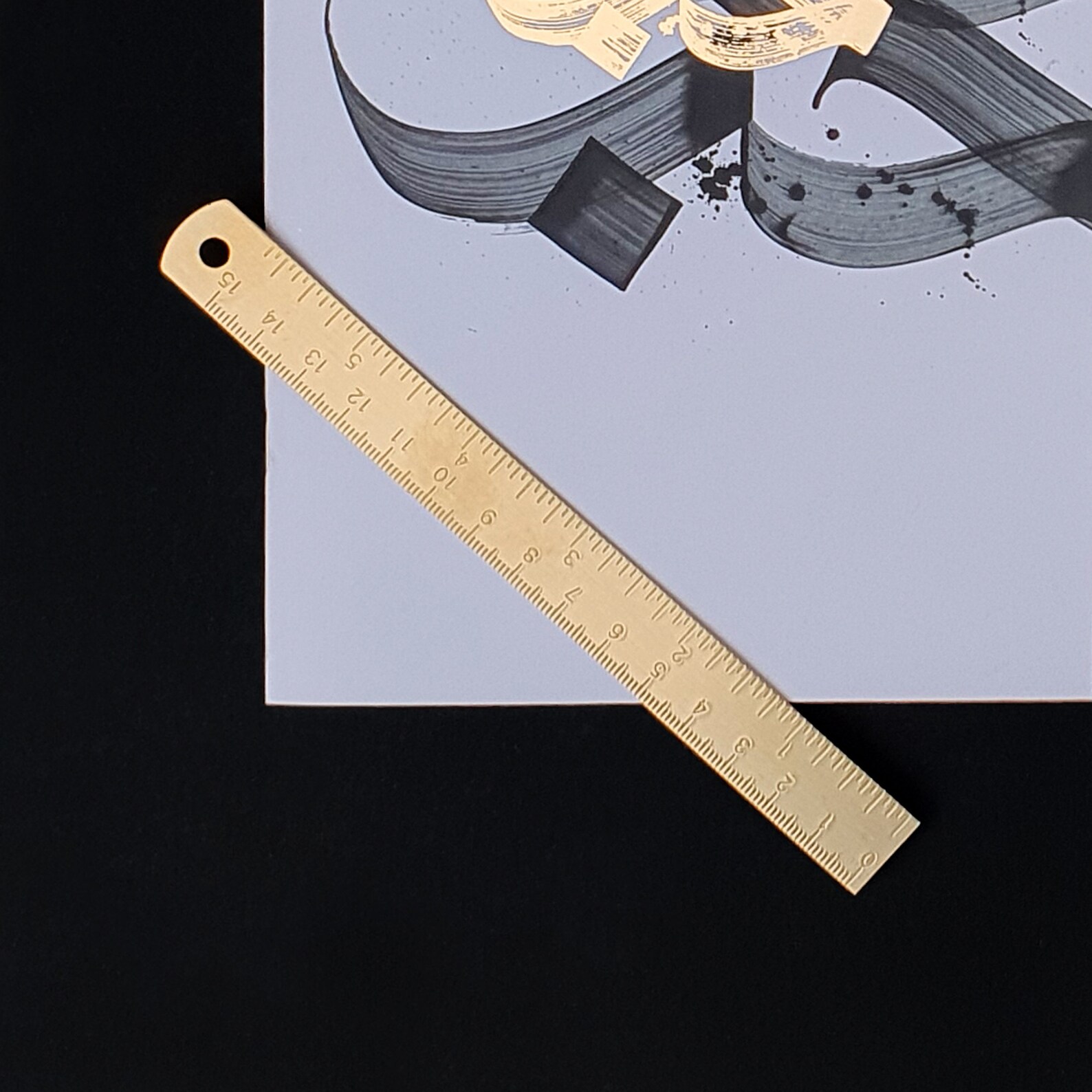 Gold Metal Ruler by Safar London - Etsy UK