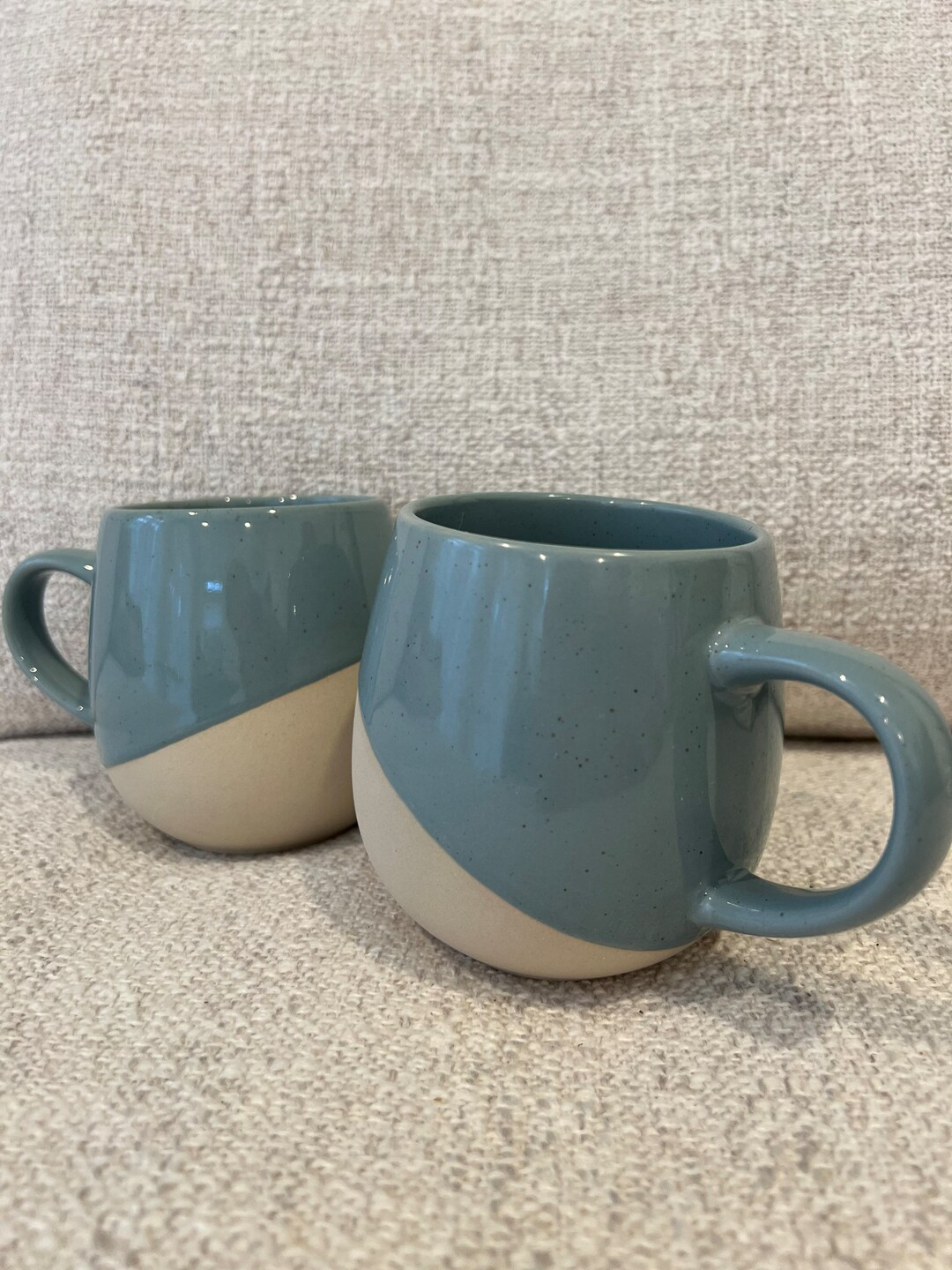 Coffee Mug 450 Ml, Latte Macchiato Beige Light Blue Gradient Coffee Mug ...