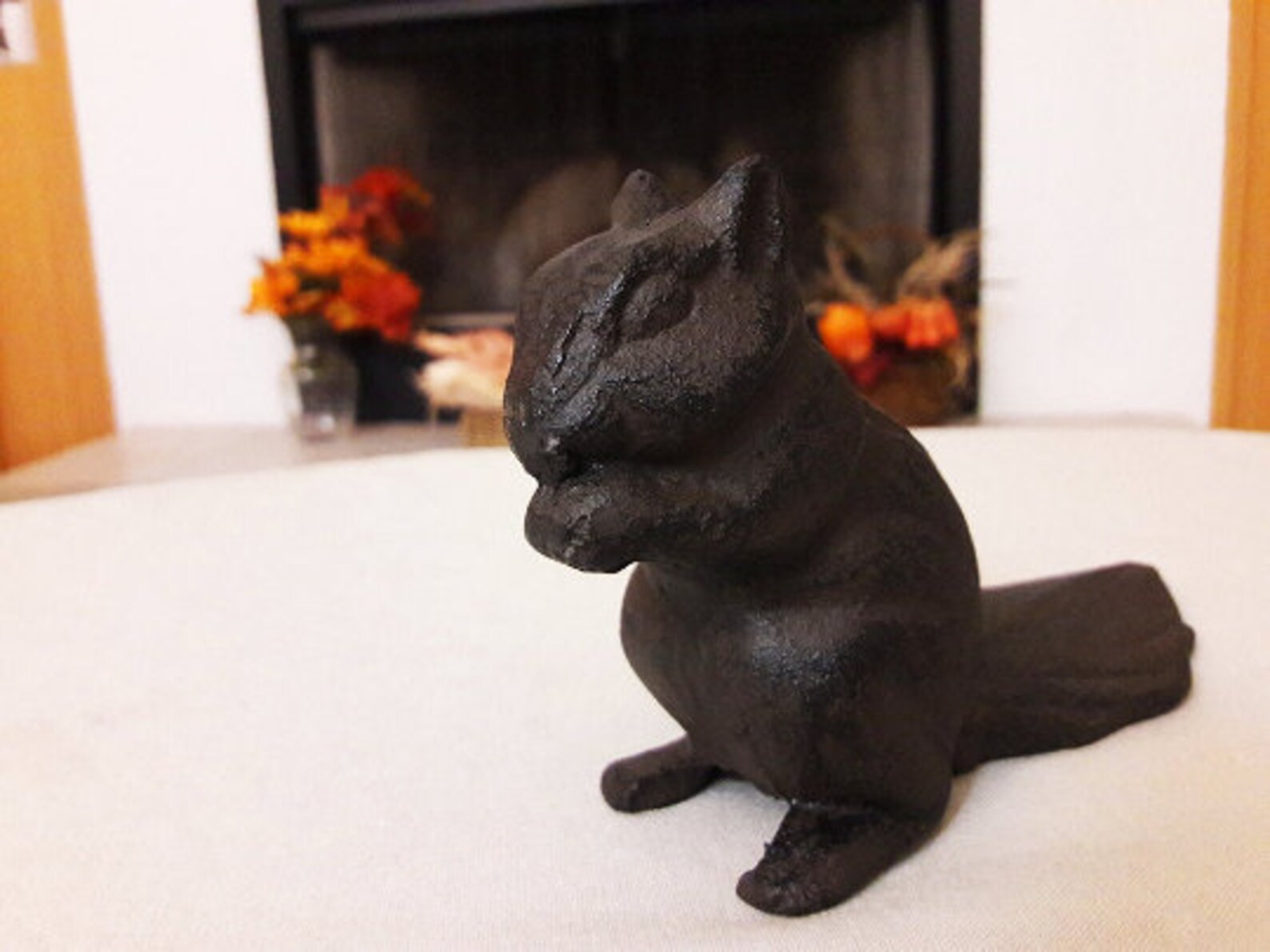 Cast Iron Squirrel Door Stop Cast Iron Doorstop Doorstopper - Etsy