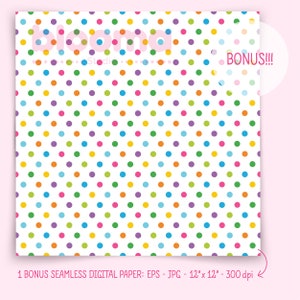 Rainbow Digital Paper Pack, Rainbow Seamless File, Rainbow Pattern ...