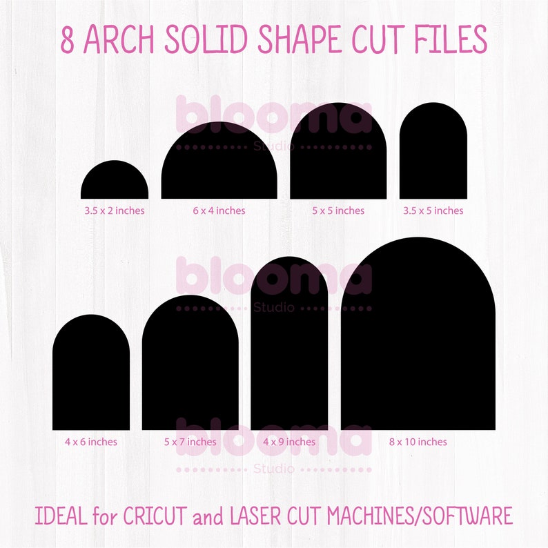 Arch SVG Arch Wedding Invitation Template Arch Shape Svg - Etsy