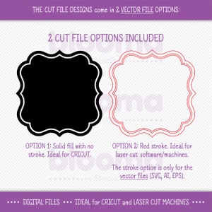 Classic Frames SVG Labels Svg Tags Svg Decorative Frame - Etsy