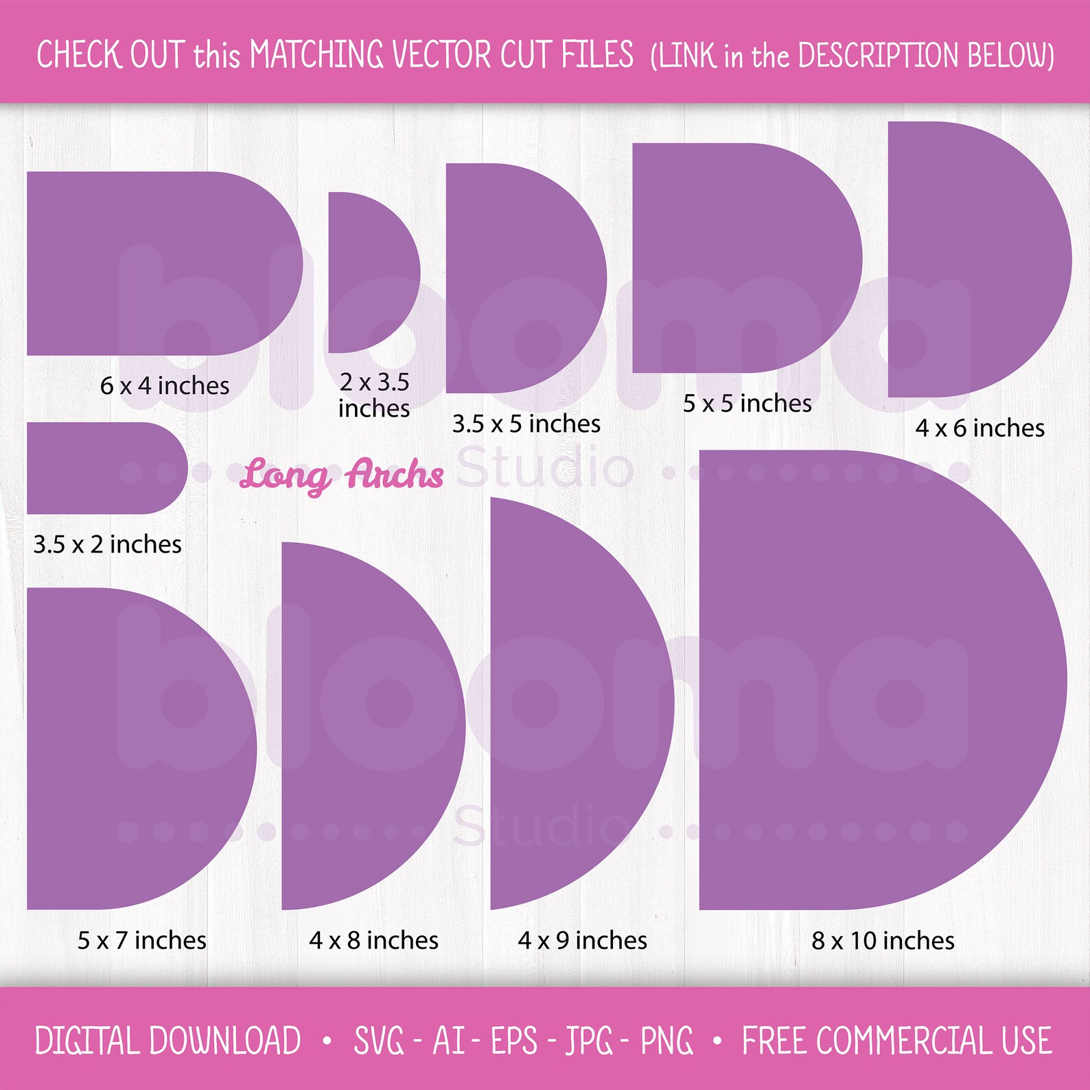 Arch SVG Arch Wedding Invitation Template Arch Shape Svg - Etsy