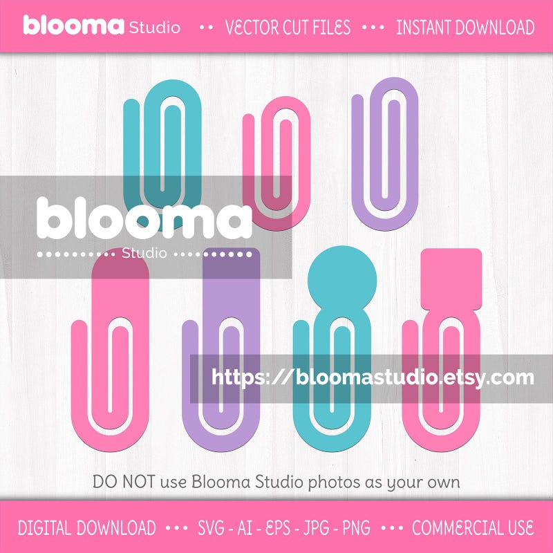 Paper Clip Bookmark - Etsy