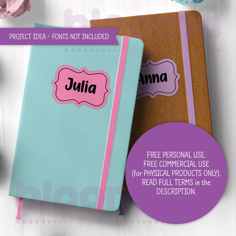 Frames Clipart Set Planner Frames PNG and JPG Files - Etsy