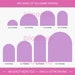 Arch SVG bundle, Invite cut files, Arch wedding invitation template ...