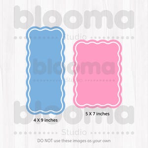 Wavy Invitation Svg, Wavy Frame Svg, Wavy Frame Clipart, Wavy Shapes ...