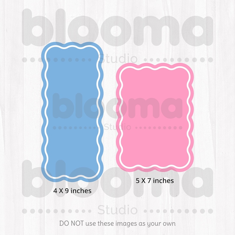 Wavy Invitation Svg, Wavy Frame Svg, Wavy Frame Clipart, Wavy Shapes ...