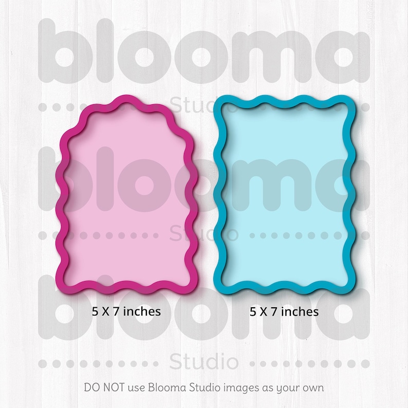 Wavy Frame Svg, Wavy Invitation Svg Bundle, Wavy Shapes Svg, Wavy Edge ...