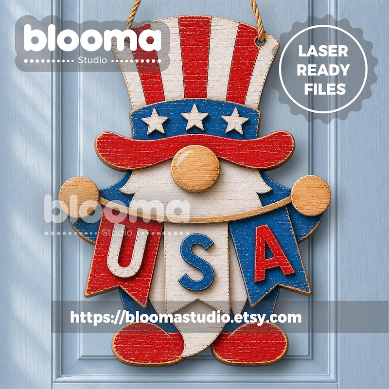4th of July Gnome - Etsy