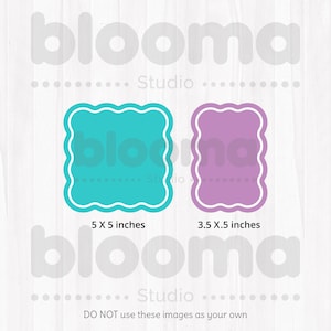 Wavy Invitation Svg, Wavy Frame Svg, Wavy Frame Clipart, Wavy Shapes ...