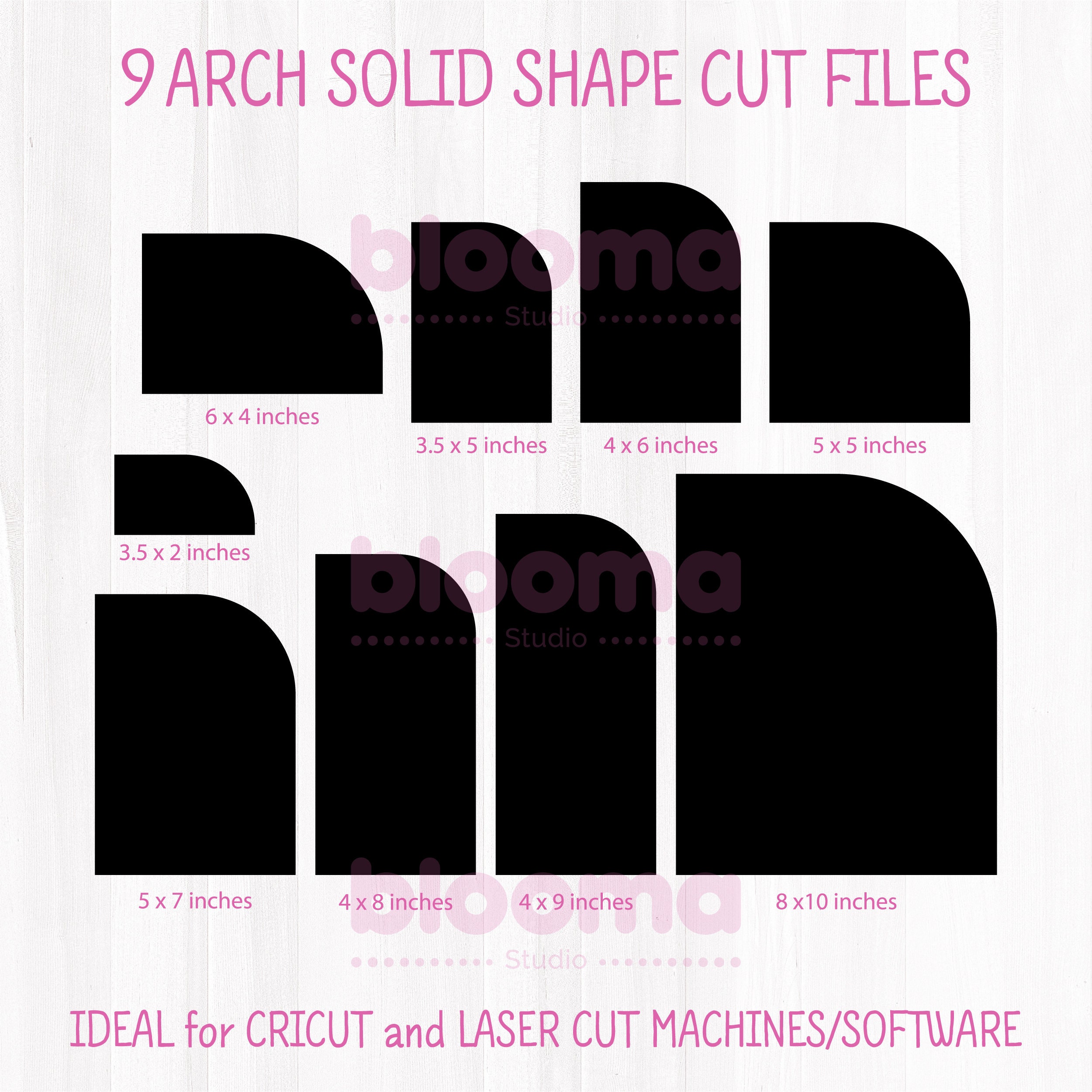 Half Arch SVG Bundle Arch Wedding Invitation Template Half - Etsy Australia