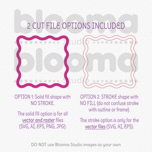 Wavy Frame Svg, Wavy Invitation Svg Bundle, Wavy Shapes Svg, Wavy Edge ...