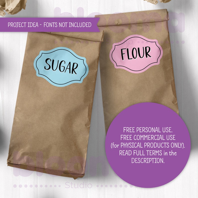 Frame PNG Clipart Set Label Png Printable Digital Frame - Etsy