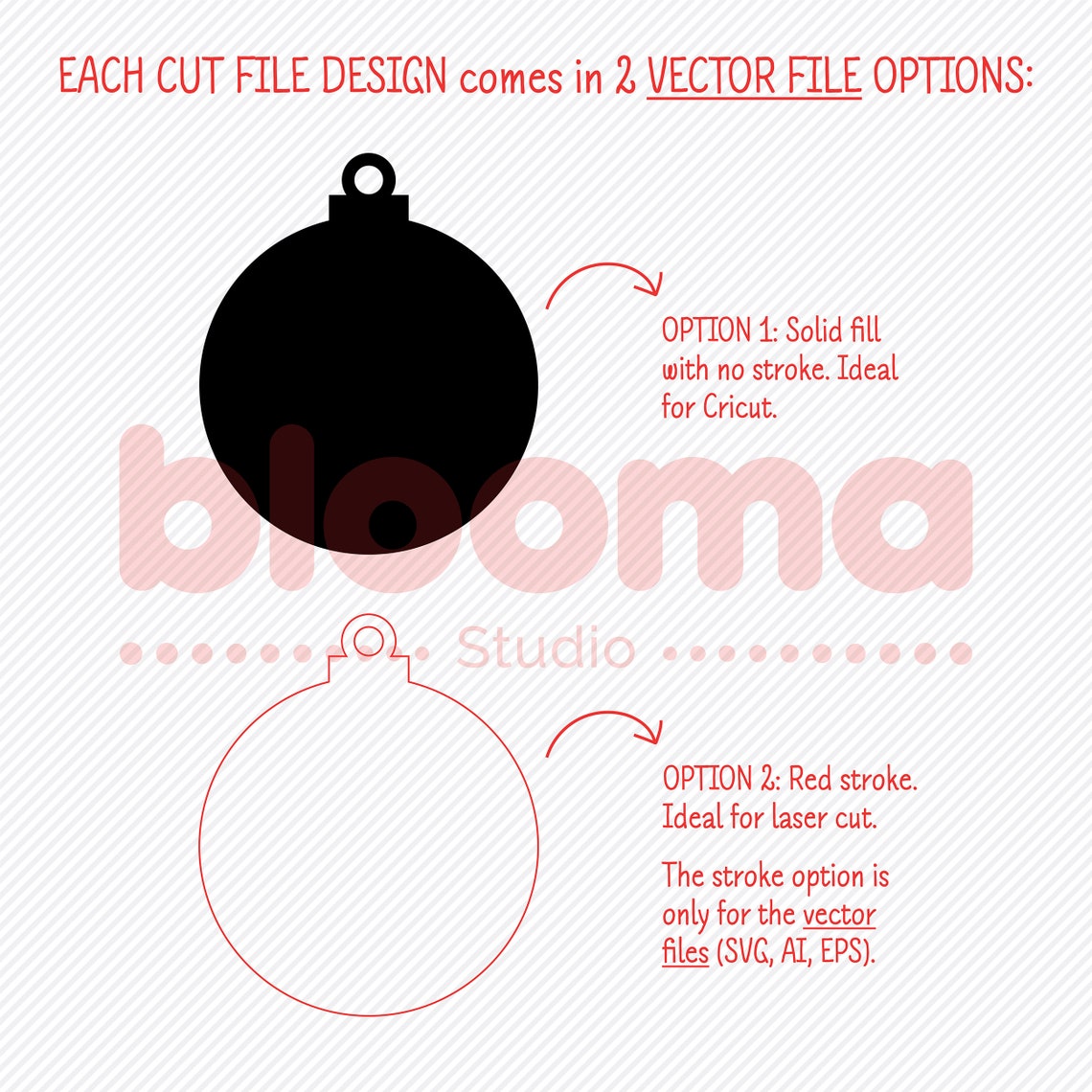 Round Ornament SVG Christmas Ornament SVG Tree Ornament Svg | Etsy