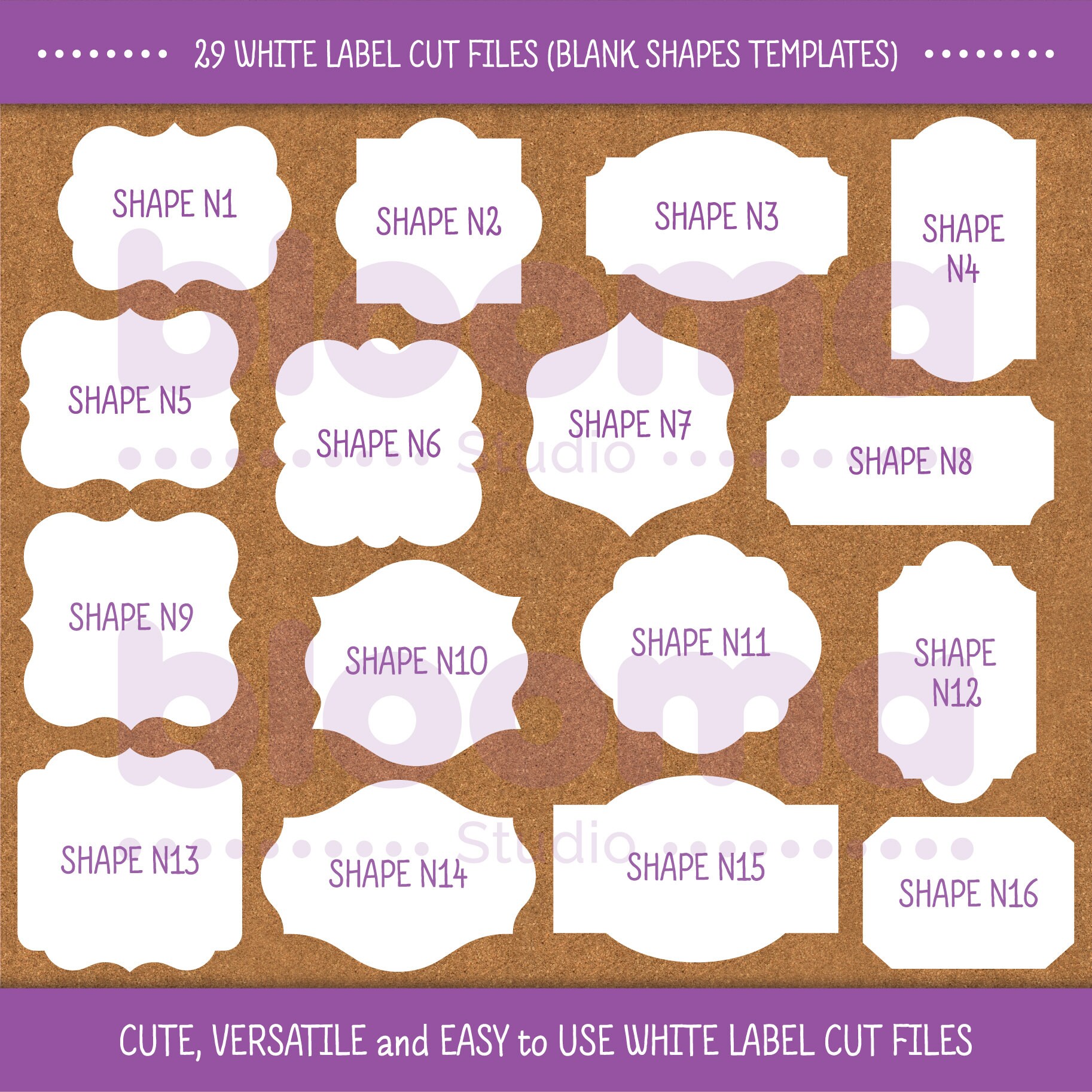 White Labels SVG White Label PNG Bundle Frames Svg Tags - Etsy Australia