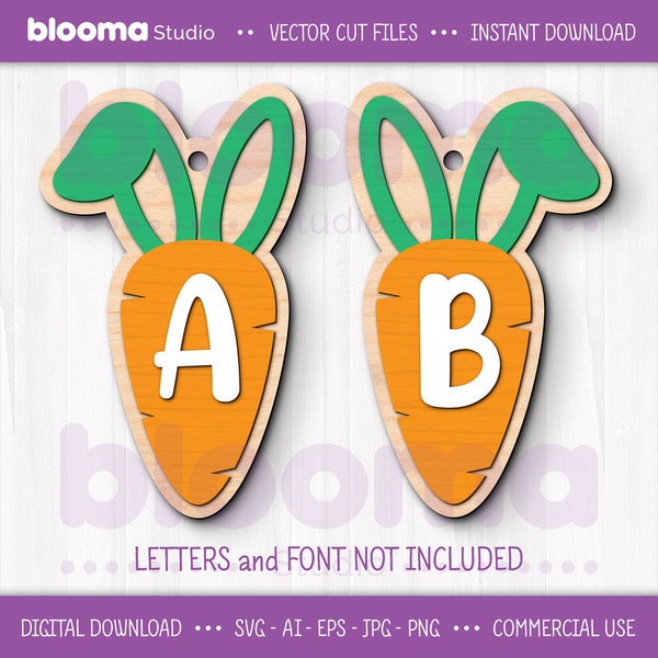 Carrots for the Easter Bunny Svg - Etsy