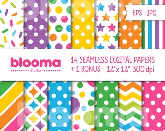 Stripes Polka Dot | Etsy