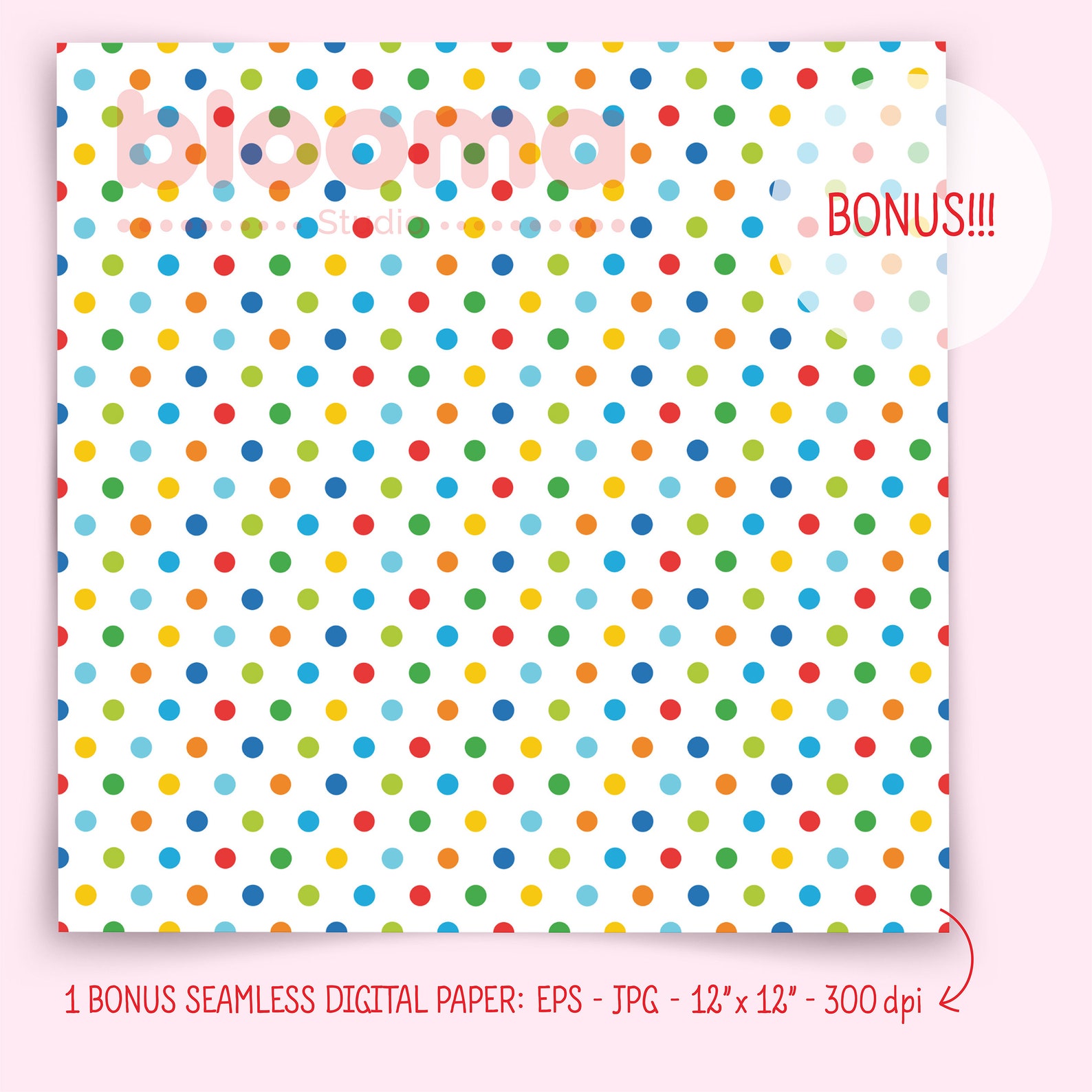 Primary Colors Digital Paper Pack Primary Colors Birthday - Etsy